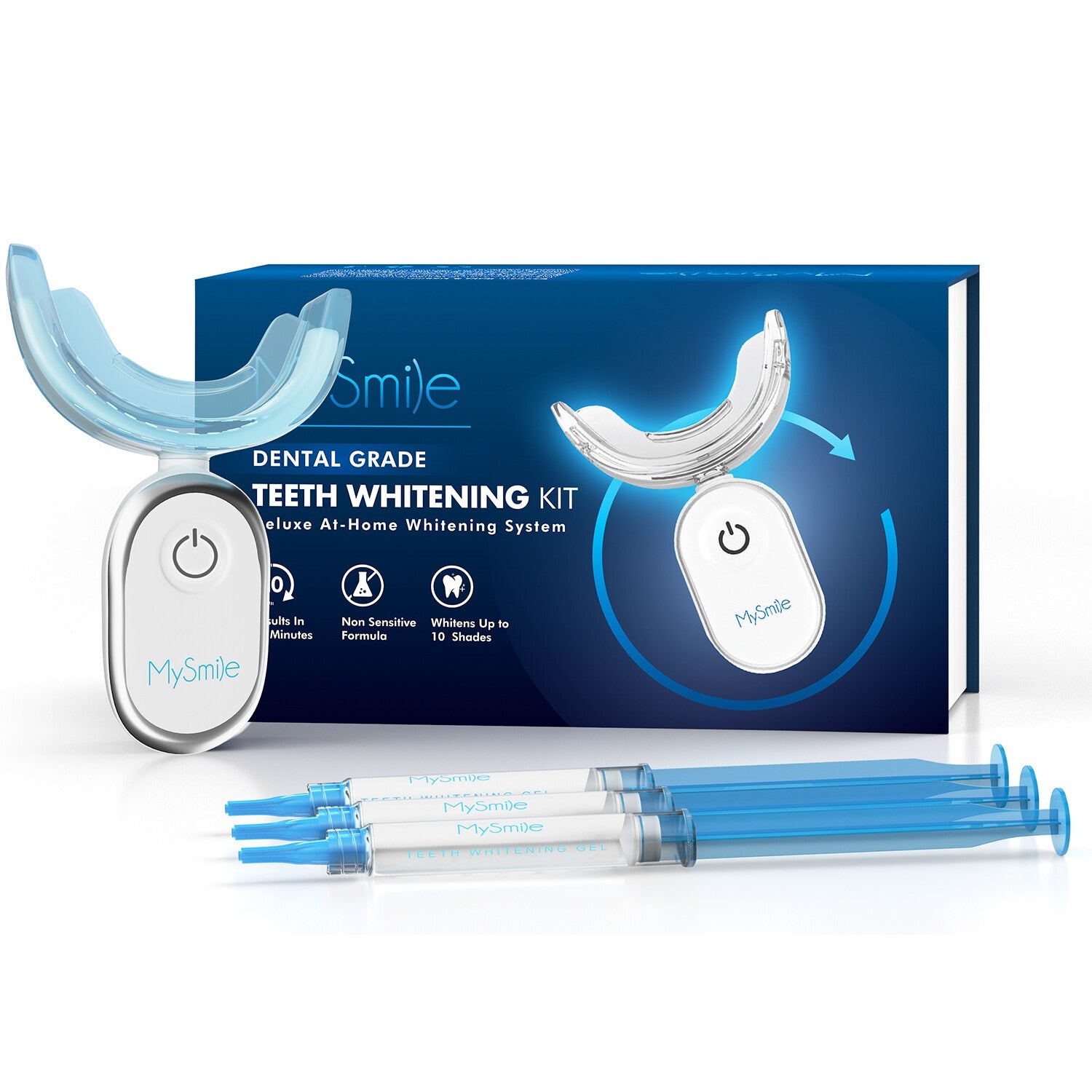 MySmile Professional Teeth Whitening Kit Non Sensitive 10Min Fast Teet